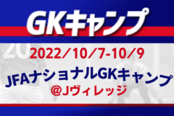 2022 JFAナショナルGKキャンプ（10.7～9＠Jヴィレッジ）メンバー・スケジュール発表！ | Green Card ニュース