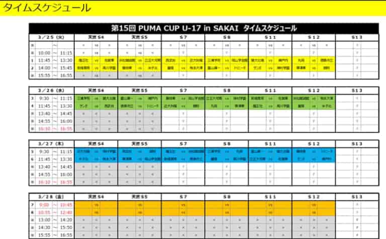 2024年度 第15回PUMA CUP U-17 in SAKAI（大阪府開催） 優勝は大津高校（熊本）！全結果掲載 | Green Card ニュース